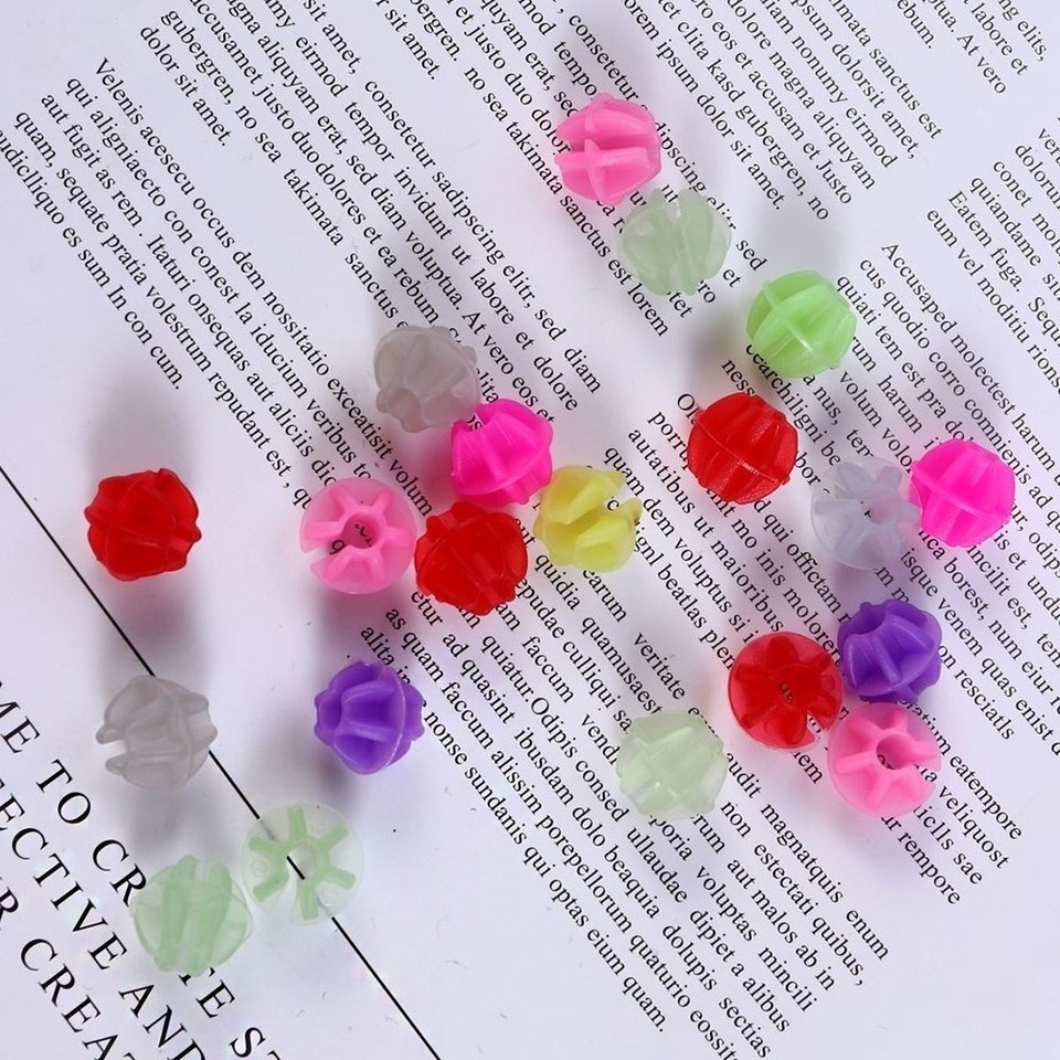 36 Pcs Colorful Round Plastic Wheel Spoke Beads Clip on Beads for Bike | eBay Australia
