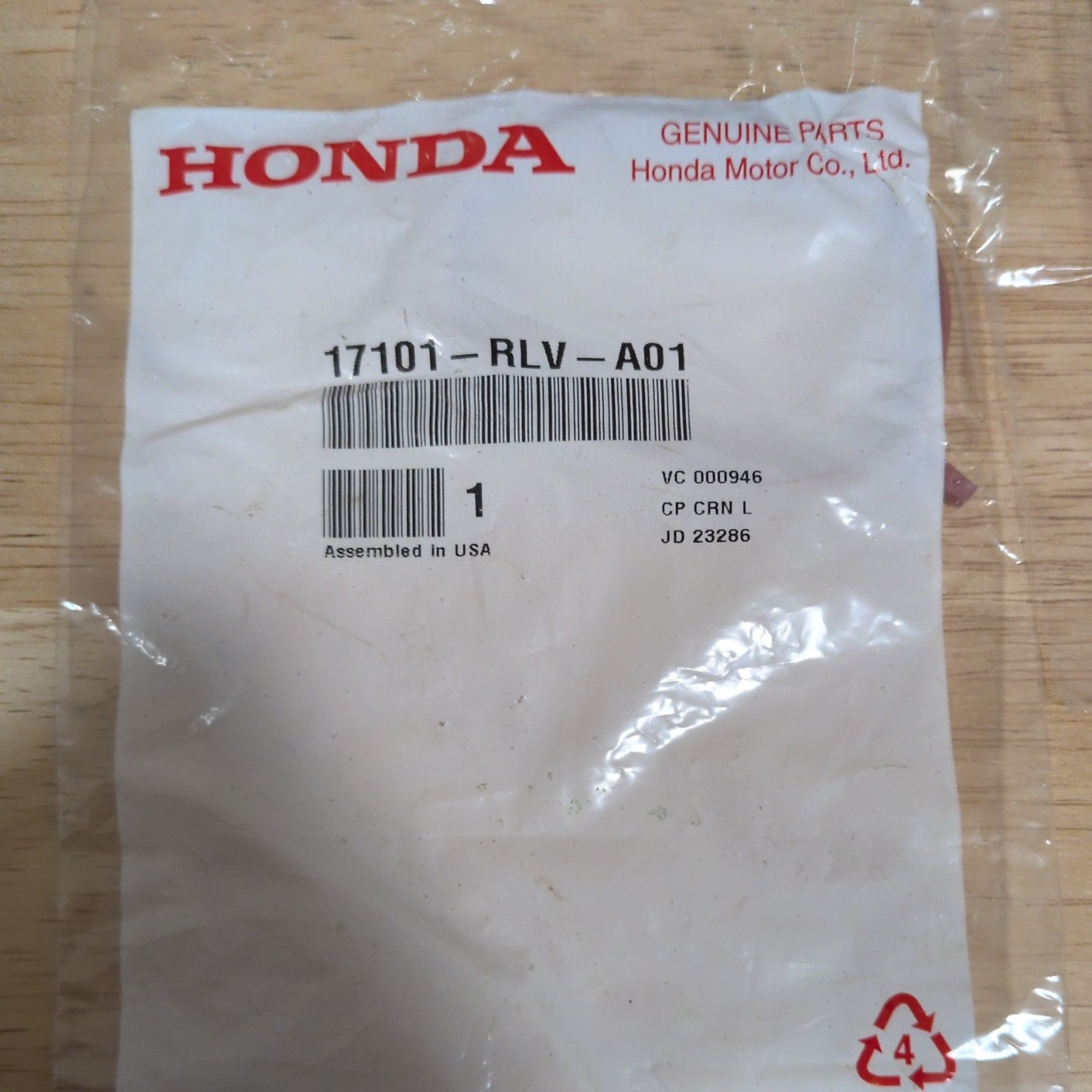 Genuine Honda OE Gasket In. Manifold 17101-RLV-A01 | eBay
