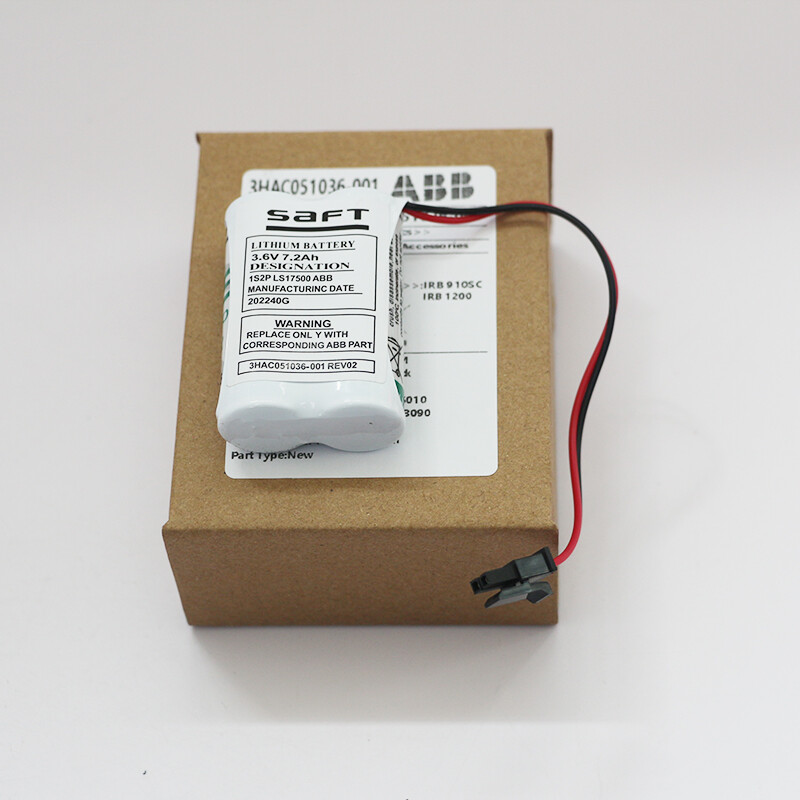 NEW ABB IRB120 robot battery 3HAC051036-001 3.6V 7.2Ah robot hand ...