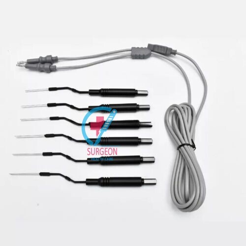 Electrosurgical Bipolar Electrode & Cable ENT Nasal Turbinate Reduction ...