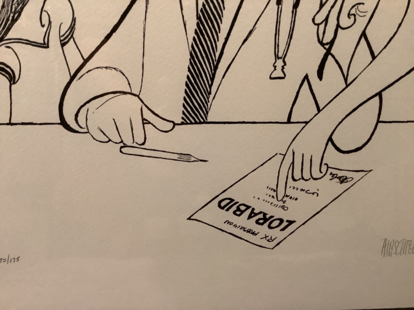 Al Hirschfeld Lorabid Singers / Performers. Hand Signed & Numbered. | eBay