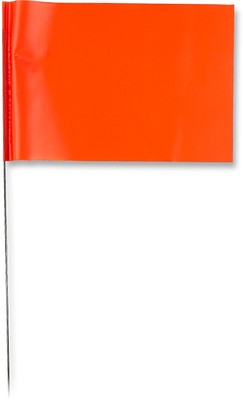 Orange Flag Markers / Survey Flags, Bundle of 100 | eBay UK