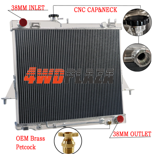 Aluminium Radiator Fit Holden Rodeo Ra 3.5L 3.0Td ;Colorado Rc;ISUZU D ...