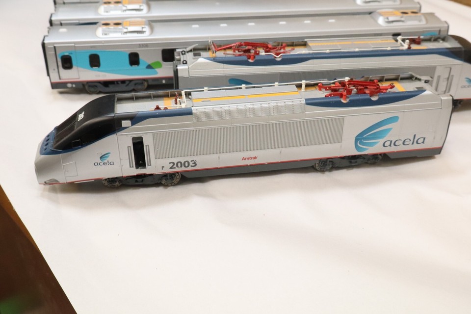 BACHMANN AMTRAK ACELA EXPRESS PASSENGER TRAIN SET HO SCALE | eBay