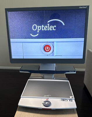Optelec ClearView+ Plus Low Vision Video Magnifier Ultra Flexible Arm ...
