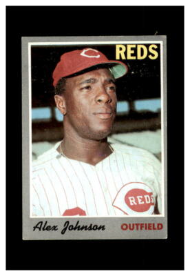 1970 TOPPS BASEBALL #115 ALEX JOHNSON CINCINNATI REDS | eBay