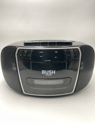 Bush KBB500 Radio CD & Cassette Player Recorder Boombox Mains & Battery ...