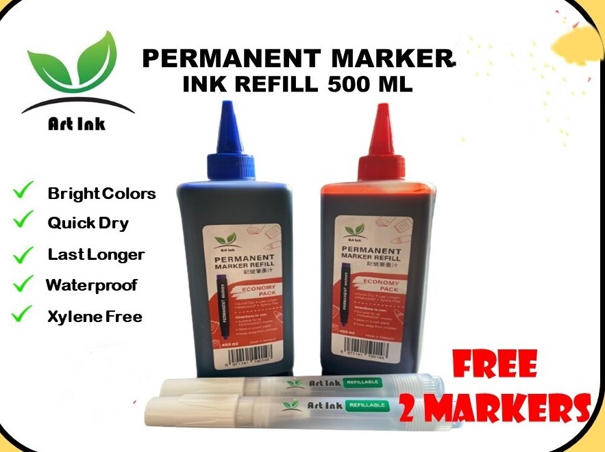 Artink White Board Marker Pen White Board Ink Refill 500ml - 1 or 2 ...