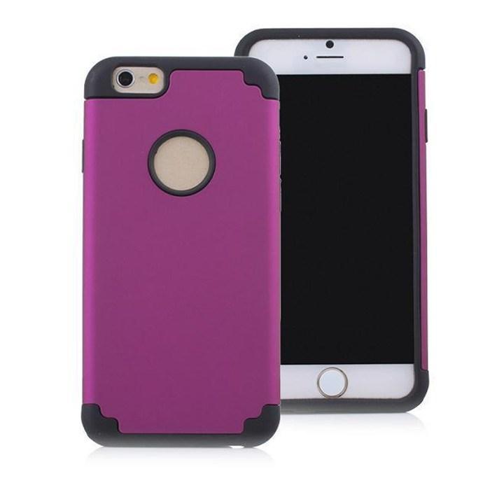 Hybrid Rubber Hard+Soft Tough Impact Case Cover iPhone 6 or 6+ PLUS | eBay