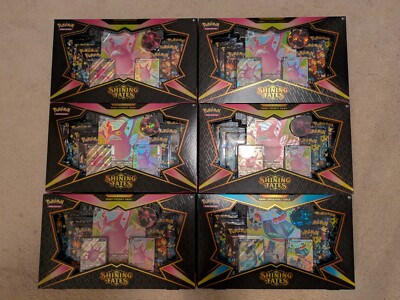 Lot Of 6 Boxes Shining Fates Premium Collection Boxes 820650808715 | eBay