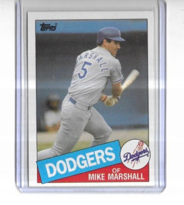 1985 Topps #85 Mike Marshall Los Angeles Dodgers | eBay