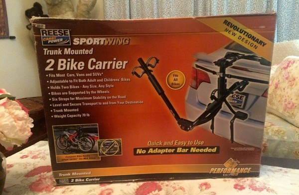 Reese Carry Power SportWing Trunk Mount Bike Carrier 2 Bikes for sale ...
