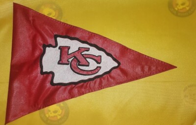 10"X13.5" Kansas City Chiefs Red Triangle Safety flag ATV UTV Jeep ...