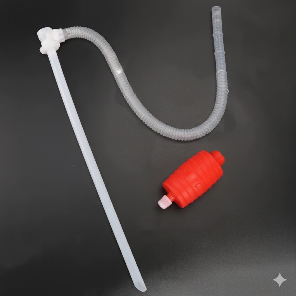 Manual Hand Syphon siphon pump - Liquid Transfer water Petrol & Diesel ...