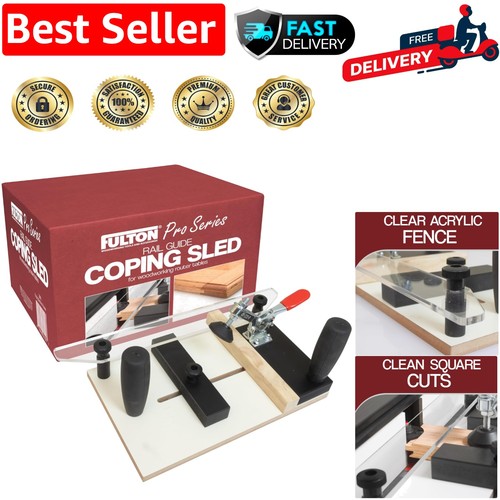 Innovative Rail Guide Coping Sled with Adjustable Fences - Woodworking ...