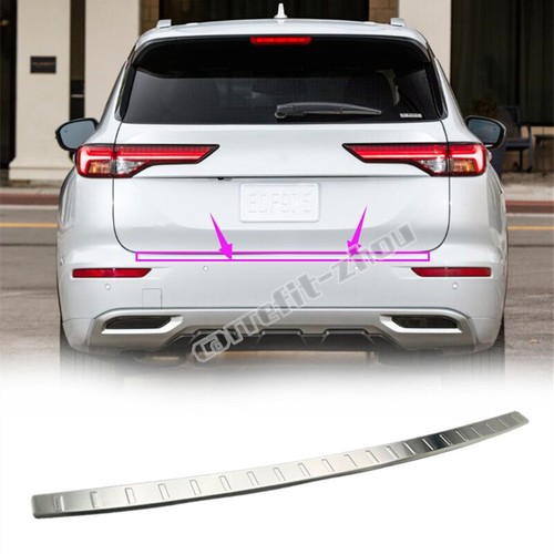 For 2022 2023 Mitsubishi Outlander Stainless Rear Bumper Sill Guard ...