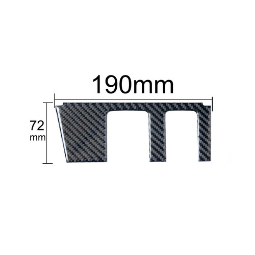 Car Audio Power HDMI output Port Carbon Fiber Stickers For Honda Civic ...