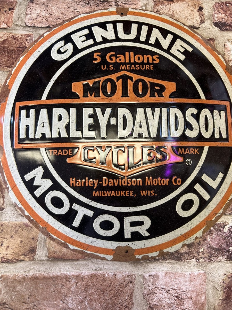 Large Harley Davidson Metal Signs High Performance Garage Signs