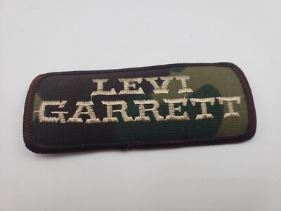 Levi Garrett Chewing Tobacco Dark Camouflage Camo Pattern Embroidered ...