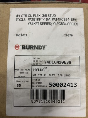 Crimps - Burndy Compression Terminal