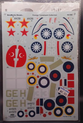 AeroMaster | No. 48-056 | 1:48 Foreign Tomahawk Collection Decals | eBay