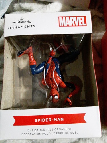 Hallmark Marvel Upside Down Spider-Man Tree Holiday Ornament Spiderman ...