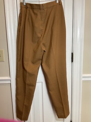 LORD ISAACS WOMENS PANTS SIZE 10 BROWN FLAT FRONT NEW | eBay
