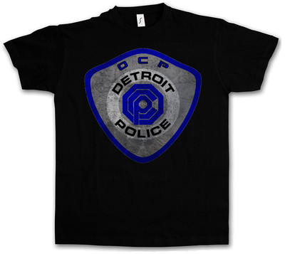 DETROIT POLICE OMNICORP LOGO T-SHIRT - Omni Robo Cop Robocop Cyborg TV ...