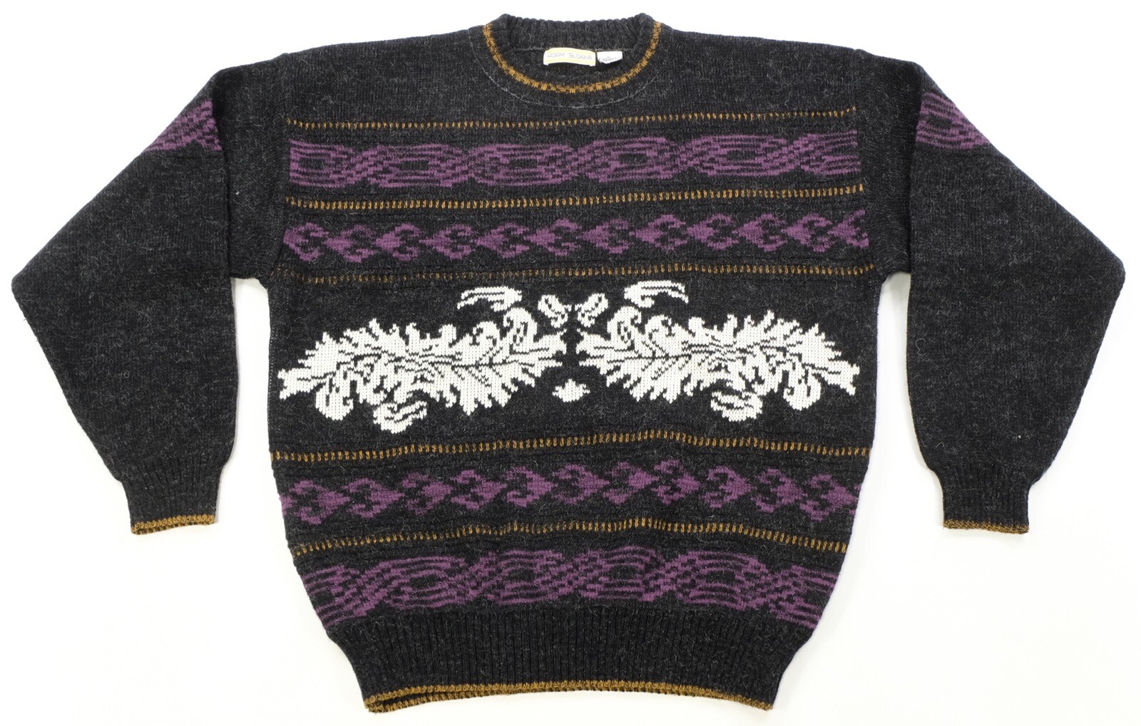 Rare Vintage ADAM SLOANE Fair Isle Striped Crewneck S… - Gem
