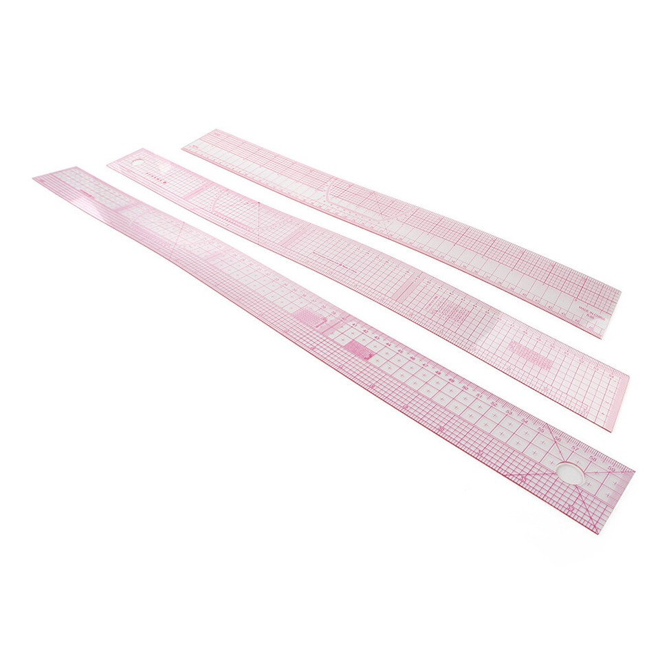 C-Thru English-Metric Beveled Ruler Calibrated For Designers & Pattern ...