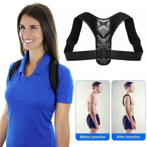 Adjustable Posture Corrector Back Shoulder Support Correct Brace Belt ...