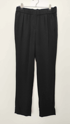 AS NEW Black Silk Blend Dress Pants BRUNELLO CUCINELLI Size 40 Italy or ...