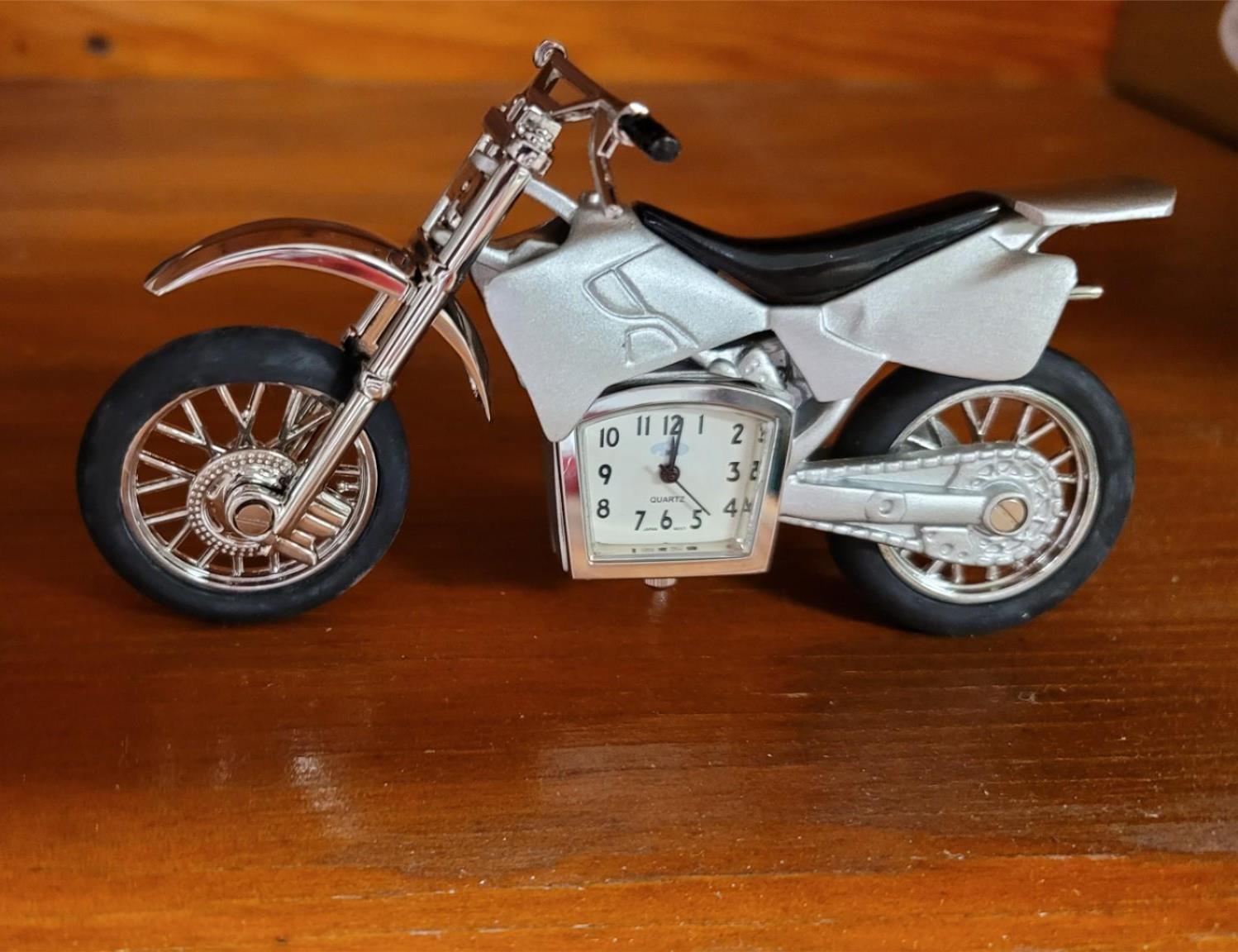 Sanis Biker Desk Clock | eBay