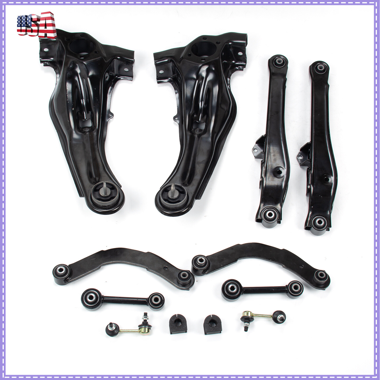 Rear Suspension Control Arms Kit For Jeep Compass Patriot Caliber 4WD ...