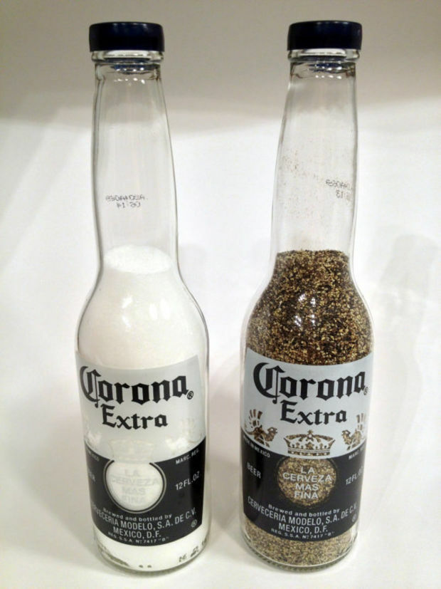 Coronita Salt And Pepper Caps DIY Salt And Pepper Corona Shakers ~ Aka