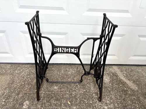 Antique Cast Iron Singer Sewing Machine Base for Repurpose, Very Good ...