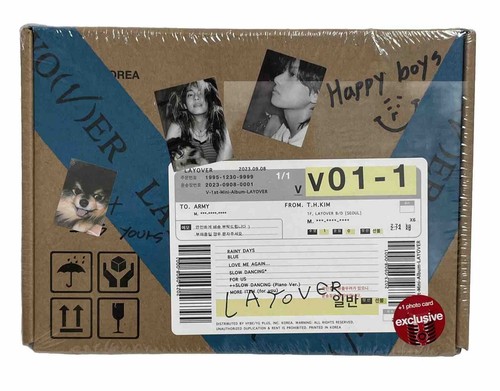 V (BTS) - 'Layover' (CD) | Blue Version - New / Sealed 196922461941 | eBay