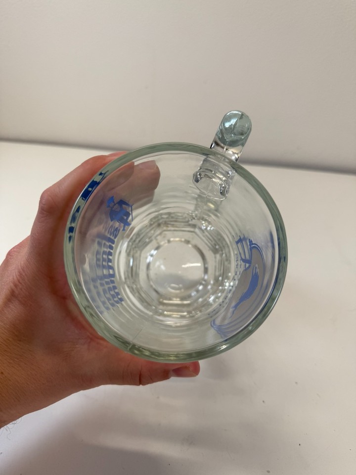 Detroit Lions Slim Jim Glass Beer Mug Stein Vintage NFL 25oz Heavy ...