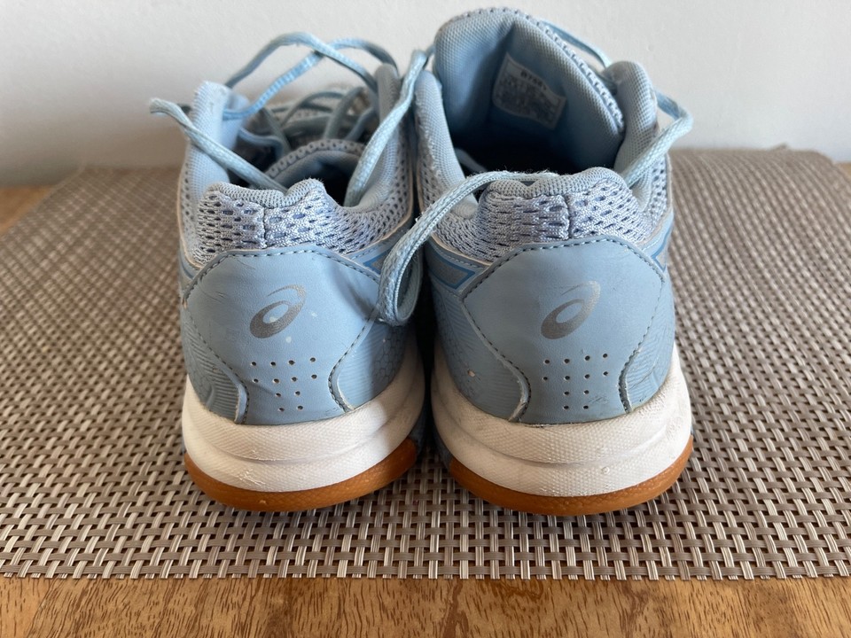Asics B756Y Gel Rocket Blue Women’s Netball Trainers EUR 39, 24.5CM,US ...