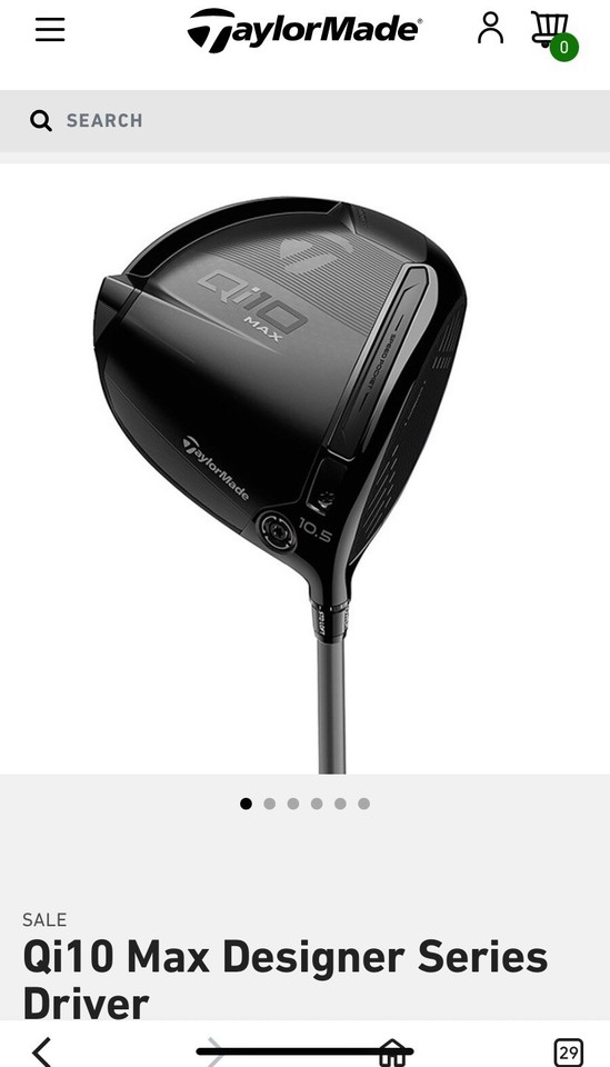 TaylorMade Qi10 Max Blacked Out Designer Series Driver 10.5 RH Diamana ...