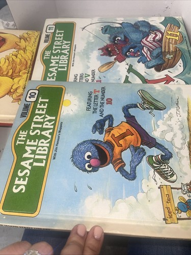 The Sesame Street Library 1 - 15 COMPLETE SET Hardcover Children Books ...