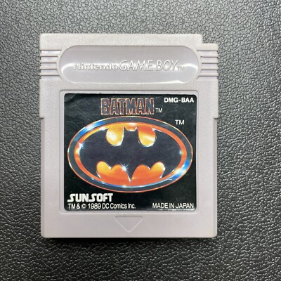 Batman Nintendo Game Boy Game 1989 Vintage Retro Rare Japanese Version ...