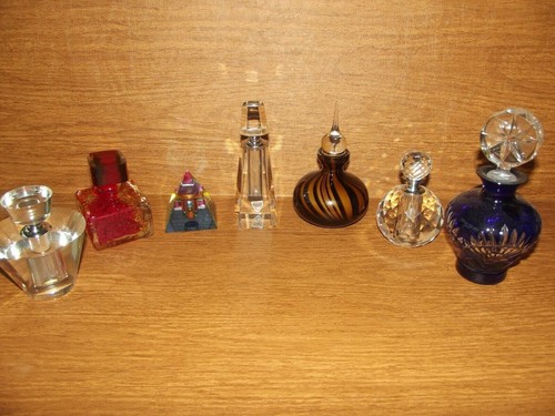 7 x Attractive Perfume Bottles / w Applicators VGC Free S/H | eBay