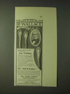 1900 1835 R. Wallace silverware Ad - You'll be buying presents for ...