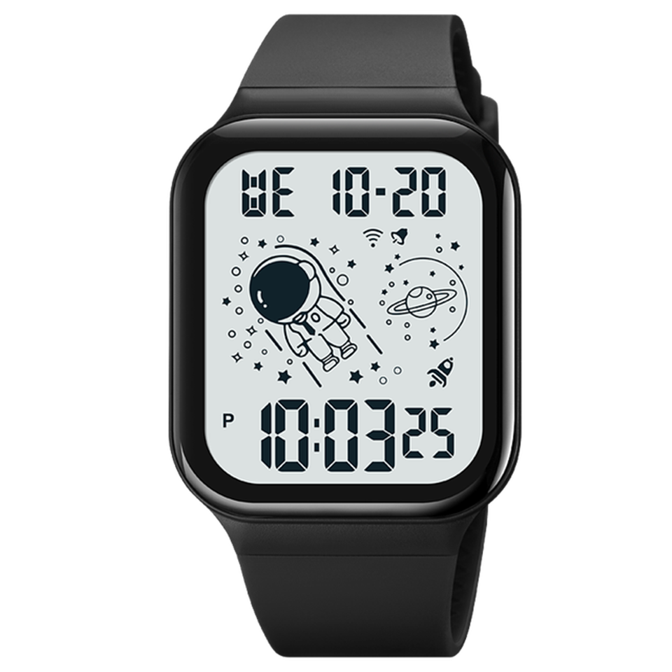 SKMEI Digital Watch LED Watches Rectangle Pink Wristwatch Women Sport ...