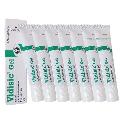 VIDISIC Gel 10g Lacrimal Fluid for Dry Eye Relief Ophthalmic Cooling ...