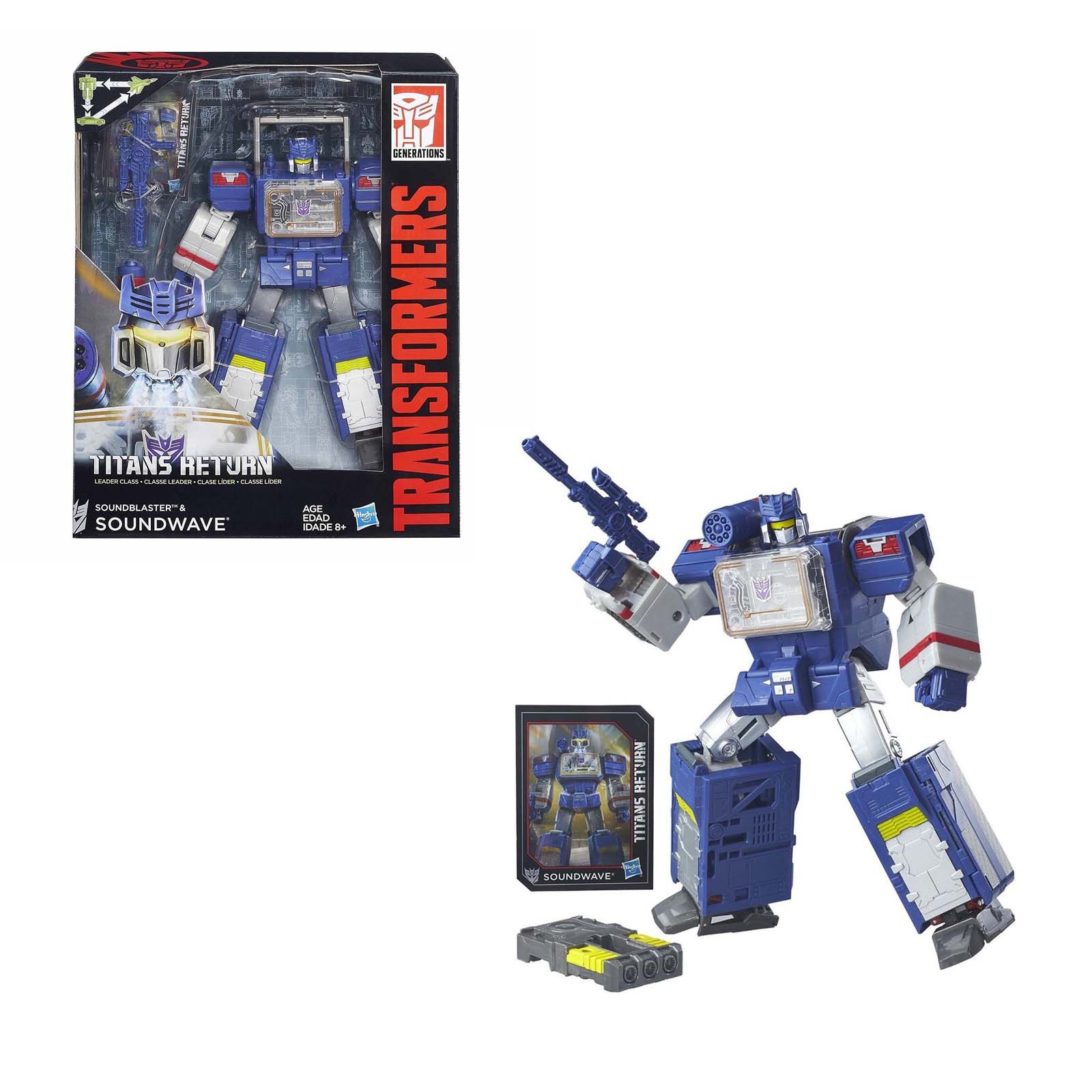 Hot Transformers Generations Titans Return Leader Class SOUNDWAVE ...