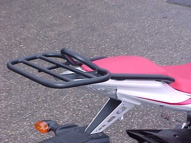 YAMAHA YZF R6 2006-07 Renntec Luggage Carrier Rack Black REN7293B ...