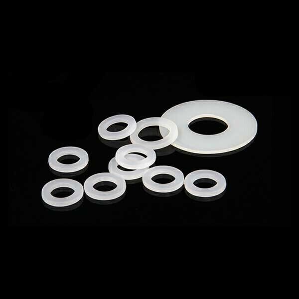 M9 M10 O-ring Silicone Seal Ring Washer Soft Flat Gasket 14-20mm OD 1 ...