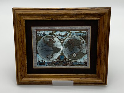 Nova Totivs Terrarvm Orbis Geographica AC Hydrographica Tabvla Vintage ...